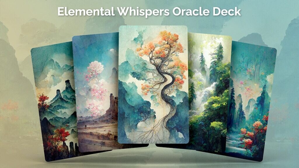 Early Access: Elemental Whispers Oracle Deck