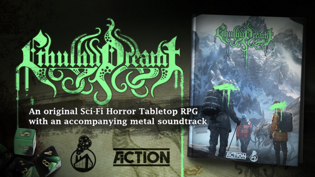 Cthulhu Dreamt TTRPG: Sci-fi Horror & Metal Soundtrack
