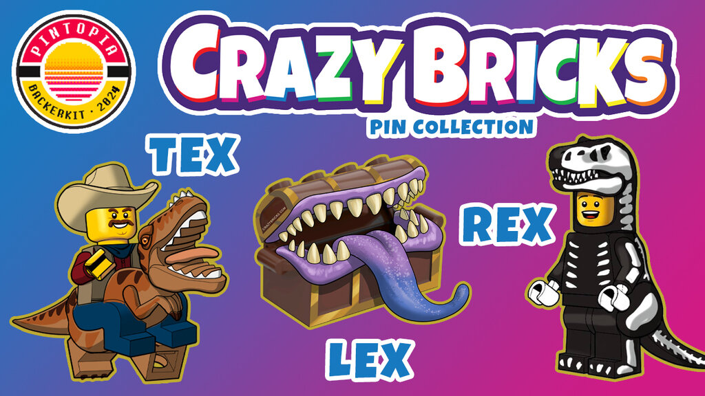 Get Ready for Crazy Bricks PINS - Pintopia 2024