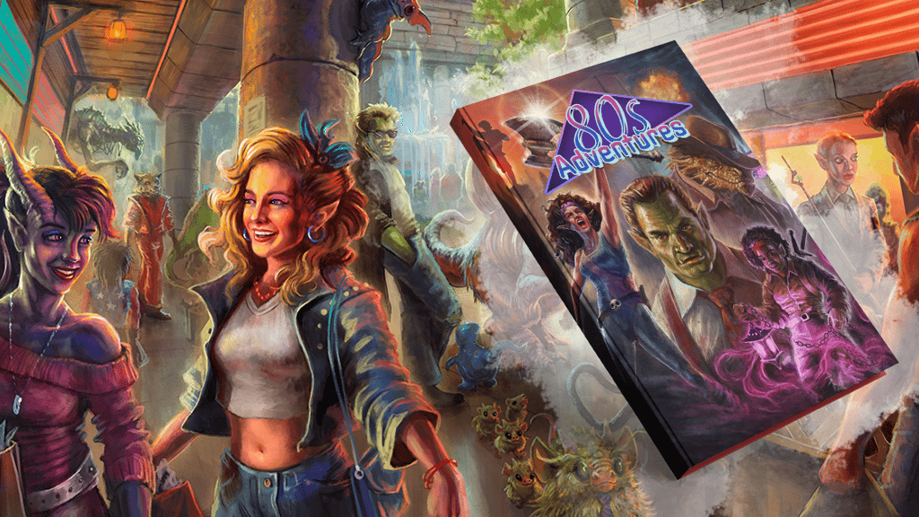 Get Ready for 80's Adventures: 5e Supplement & Adventure Modules for DnD