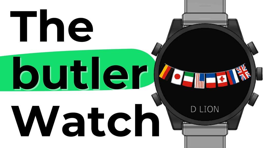 Get Ready for D Lion watch – Your butler on your wrist on Kickstarter