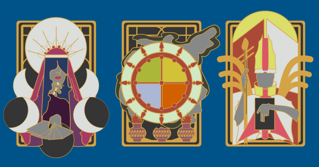 Get Ready for Glass Tarot Pins