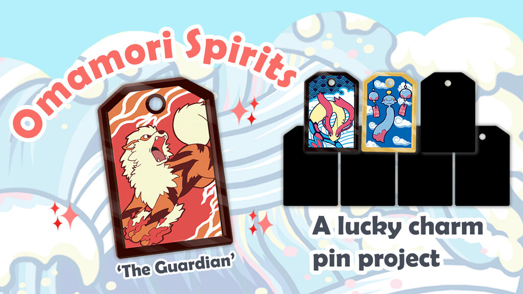 Omamori Spirits: A lucky charm pin project