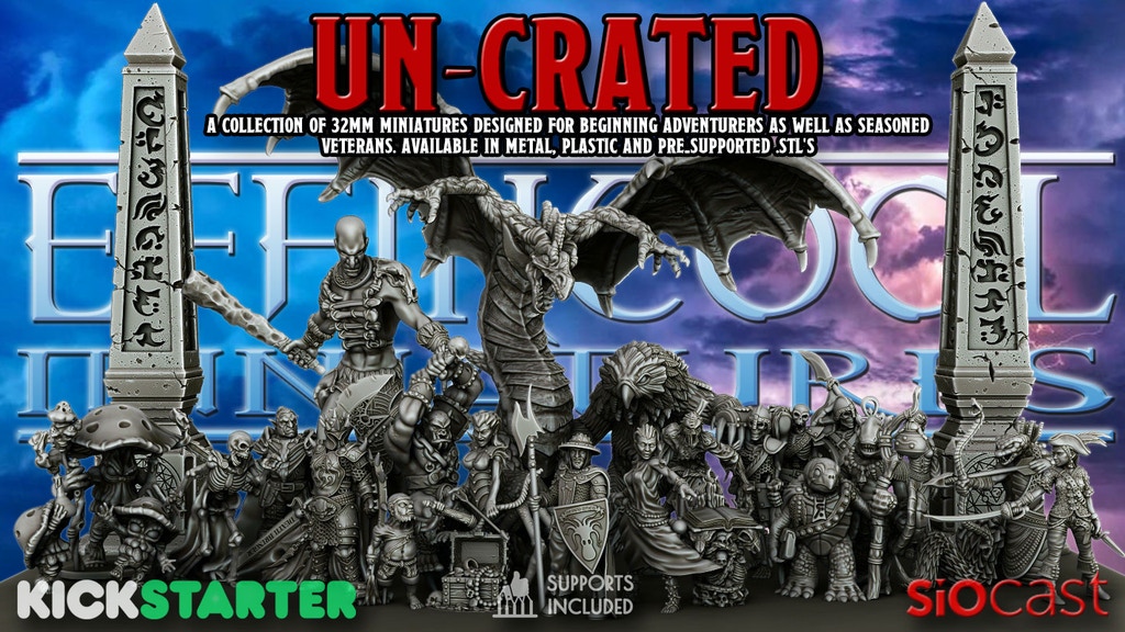Project Updates for EFFINCOOL MINIATURES:UN-CRATED on BackerKit Page 1