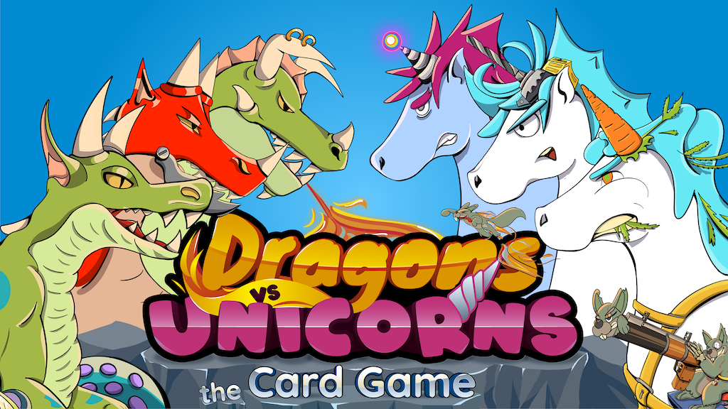 Preorder Dragons Vs Unicorns Card Game on BackerKit