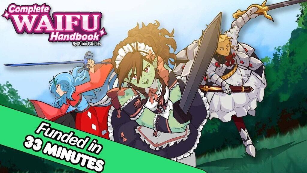 BackerKit Pledge Manager for Waifu RPG: The Complete Waifu Handbook