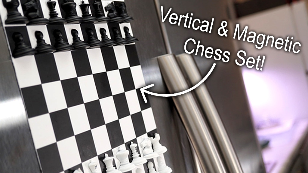 Preorder FridgeChess: A Vertical Chess Board for your fridge! on BackerKit