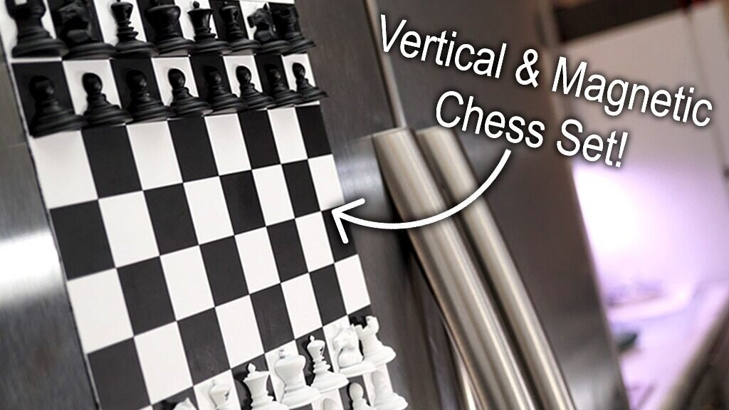 Preorder FridgeChess: A Vertical Chess Board for your fridge! on BackerKit