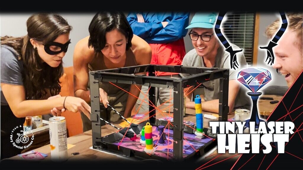 Preorder Tiny Laser Heist: A 3D Game of Finesse, Wits, and Tiny Hands on BackerKit