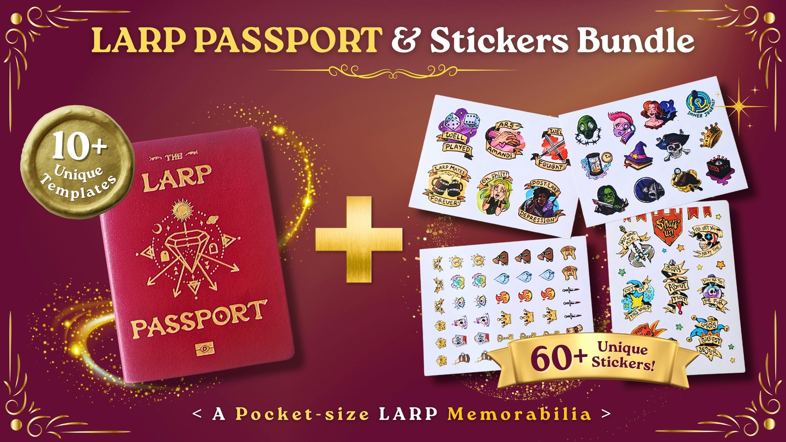 Project Updates for LARP Passport: a mini journal to capture your epic ...