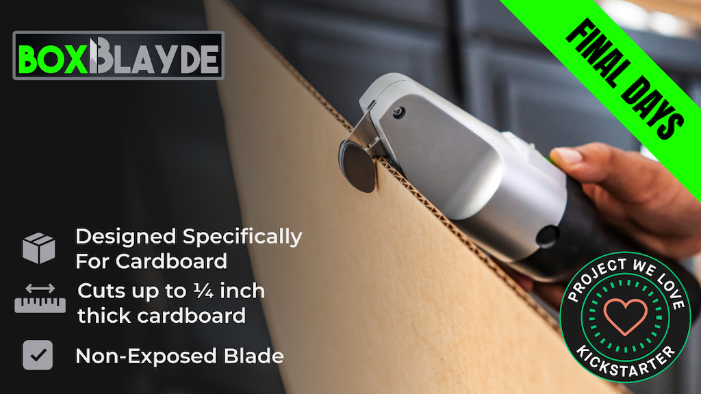 BackerKit Pledge Manager for BoxBlayde | Hi-Powered Electric Cardboard ...