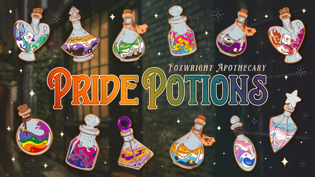 Preorder Foxwright Apothecary: Pride Potions on BackerKit