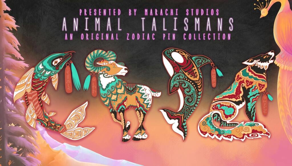 Preorder Animal Talismans - An Original Zodiac Pin Collection on BackerKit