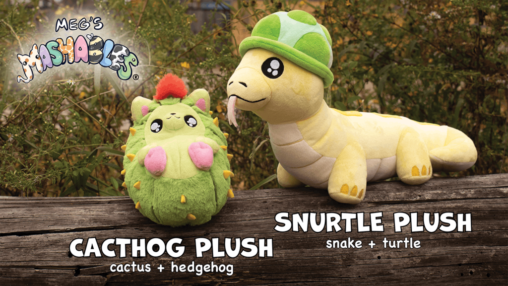 Preorder Snurtle (snake/turtle) & Cacthog (cactus/hedgehog) Plushies on ...