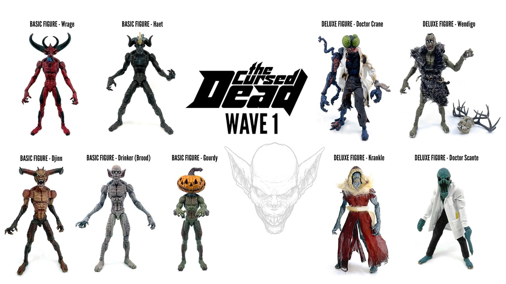 Project Updates for The Cursed Dead - 1:12 scale horror action figures ...