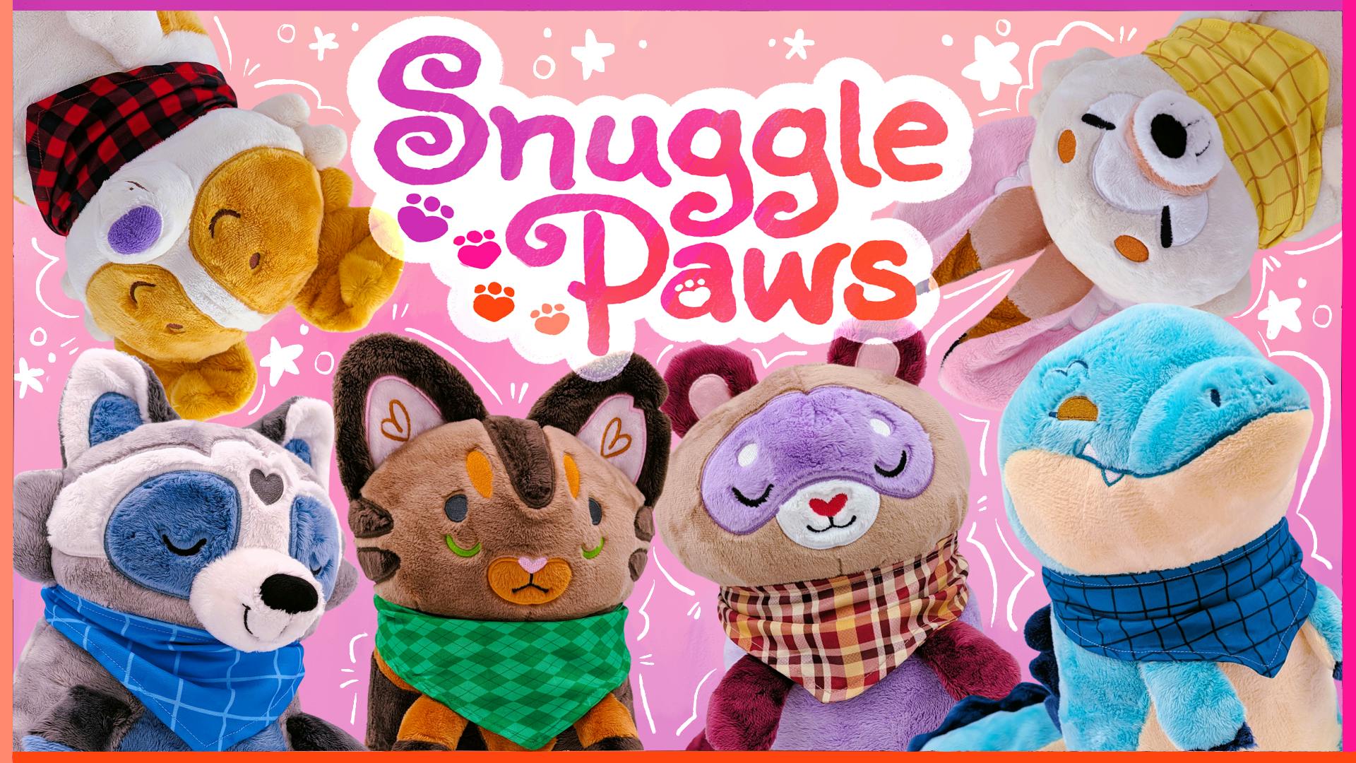 Preorder Snuggle Paws - Comforting Cuddle Shaped Plush on BackerKit