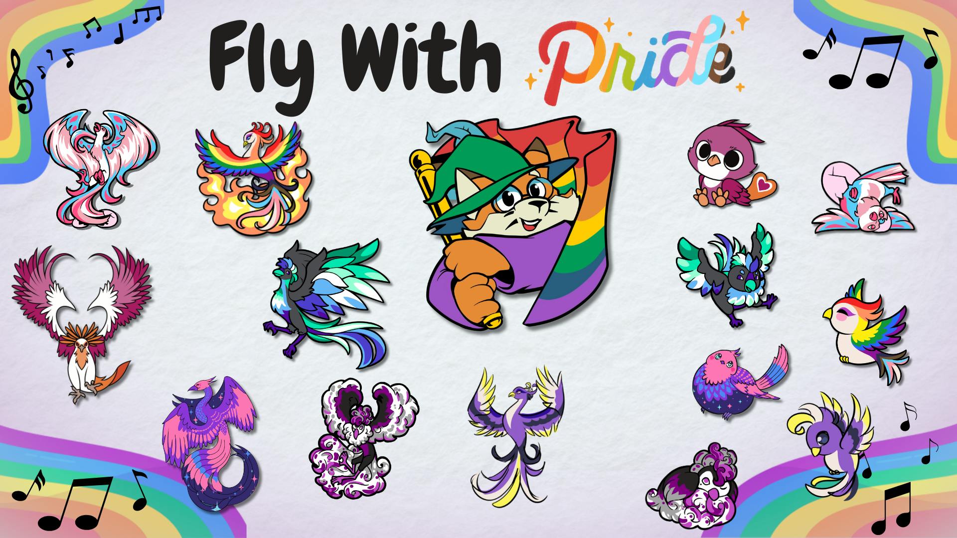Preorder Fly with Pride: Phoenix Hard Enamel Pins on BackerKit