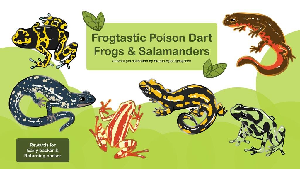 BackerKit Pledge Manager for Frogtastic Poison Dart Frogs & Salamanders