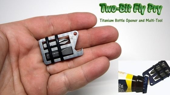 Contact the Titanium Two-Bit Fly Pry - EDC Bottle Opener & Multi Tool ...